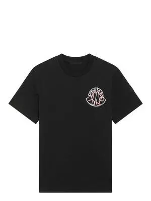Moncler Crewneck T-shirt With Logo - Black