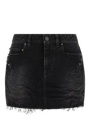 Balenciaga City Mini Skirt - Black