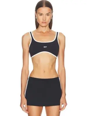 SET ACTIVE Luxform Lux Contrast Rise Bra In Black - Ref