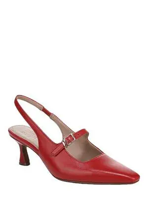 Naturalizer Gemini Slingback Kitten Heel Pumps Red