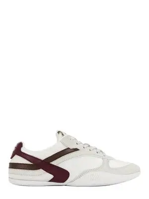 Miu Miu Nylon & Ayers Sneaker Bianco & Amaranto