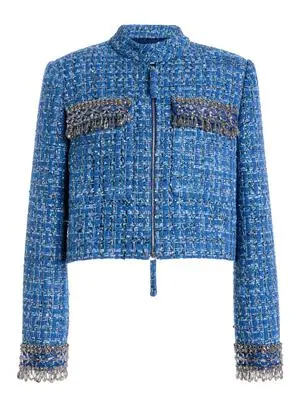 Carolina Herrera Embellished Jacket - Blue