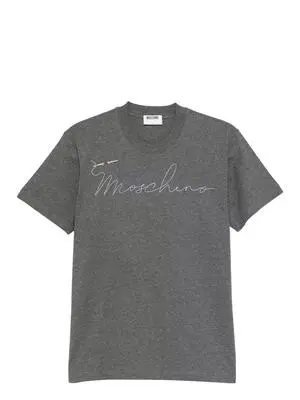 Moschino Signature T-shirt - Grey