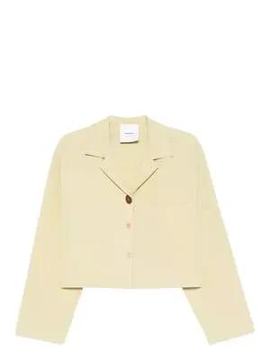 Nanushka Cropped Shirt - Green