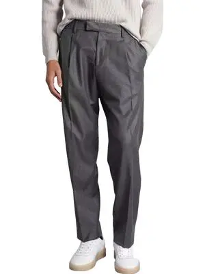 GREYED Albert Pleated Trousers - Grey