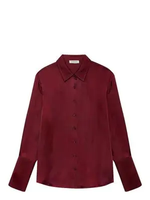 ANINE BING Amanda Shirt - Red
