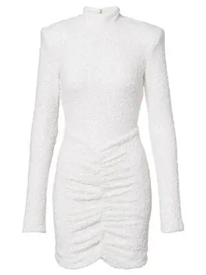 Remain Birger Christensen Sequined Minidress - White