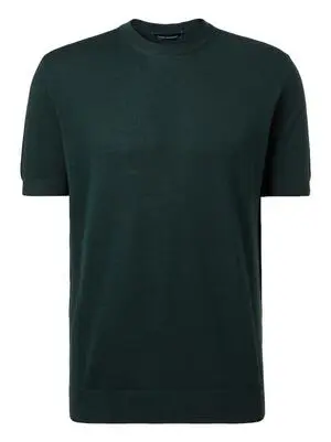 Thom Sweeney Wool T-shirt - Green