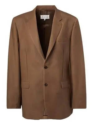 MAISON MARGIELA Mohair And Wool Blazer - Brown