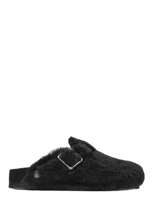 BIRKENSTOCK Boston Shearling Clogs - Black