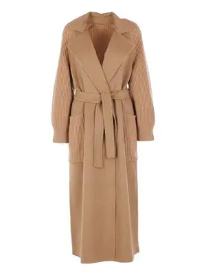 Max Mara Wrap Coat - Brown