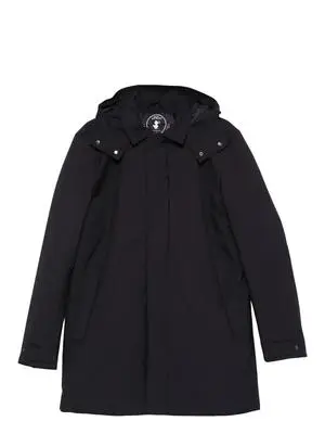 SAVE THE DUCK Sid Wool-effect Padded Coat - Blue