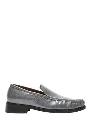 Acne Studios Leather Loafers - Grey