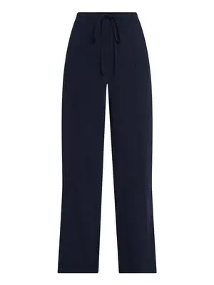 TOTÊME Fluid Winter Drawstring Trousers - Navy