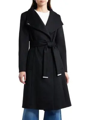 BOSS Calegan Wool & Cashmere Wrap Coat