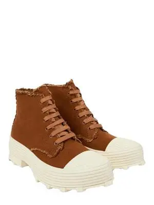 Camper Lab Traktori Lug Sole Boots - Medium Brown