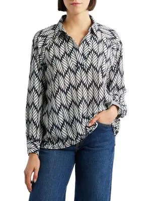 APNY Raglan Sleeve Top - Black/white