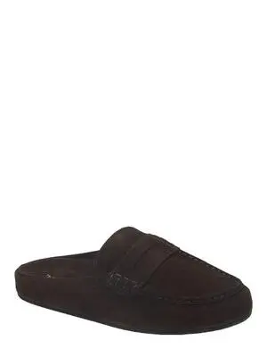Jeffrey Campbell Miles Loafer Mule - Brown Suede