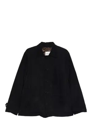 AMARANTO Single-breasted Shirt Jacket - Black