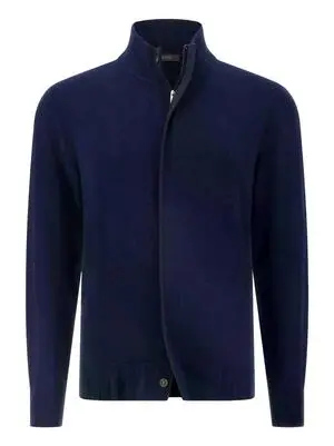 Boggi Milano Full-zip Cardigan - Blue