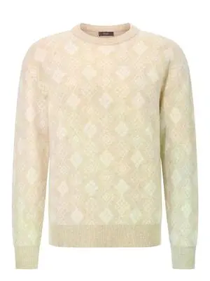 Boggi Milano Roll-neck Wool Sweater - Neutrals
