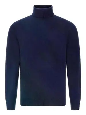 Boggi Milano Roll Neck Sweater - Blue