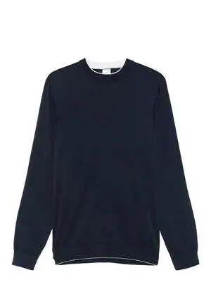 Eleventy Crew Neck Sweater - Blue