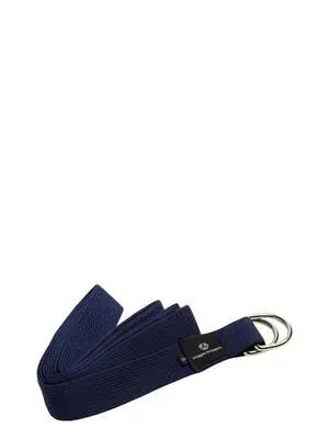HUGGER MUGGER 8' Cotton Yoga Strap With D-ring - Navy