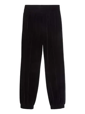 Valentino Garavani Cotton-blend Chez Sweatpants - Black