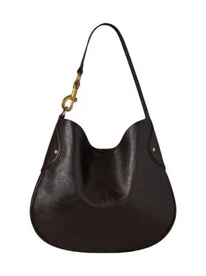 Mulberry Hackney Shoulder Bag Ebony Shiny Buffalo