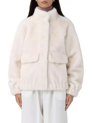 Michael Kors Fur Coat - Yellow Cream
