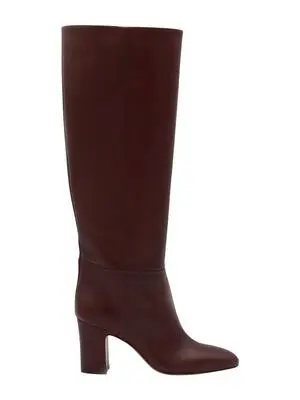 Paris Texas Knee High Boots - Red