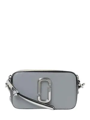 Marc Jacobs Snapshot Bag In Saffiano Leather - Grey 1