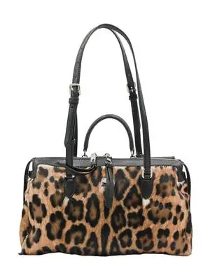 Dolce & Gabbana Printed Shoulder Bag - Brown