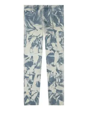 PURPLE BRAND Fatigue Marble Jeans - Blue