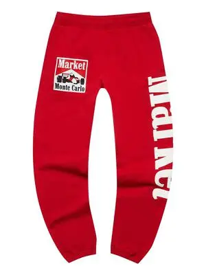 MARKET Racing Logo Sweatpants - Red