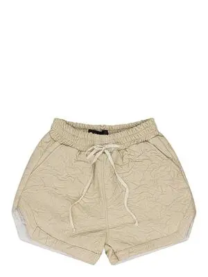 WHO DECIDES WAR BY EV BRAVADO Crinkled Tailored Shorts - Cream