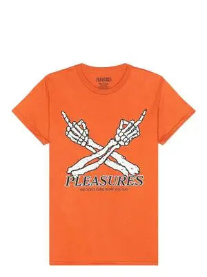 PLEASURES T-shirt - Orange