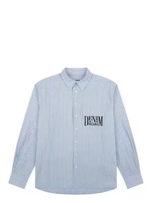 DENIM TEARS Dt Festival Button Up Shirt - Blue