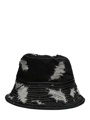 WHO DECIDES WAR BY EV BRAVADO Visor Bucket Hat - Blue