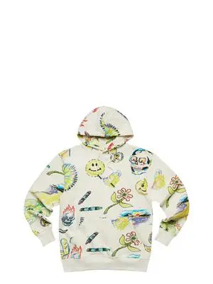 MARKET Printed Hoodie - Cream