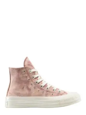 CONVERSE Chuck 70 High 'washed Denim' Sneakers - Pink
