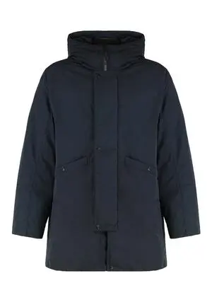 Stone Island Padded Hooded Parka - Blue