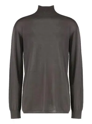 RICK OWENS Cotton Turtleneck Sweater