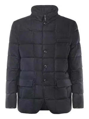 FAY Quilted Jacket - Blue