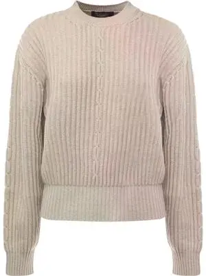 Loro Piana Cashmere Cable-knit Sweater - Neutrals