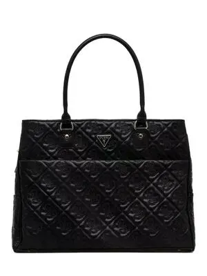 GUESS Quilted Embossed Tote Bag