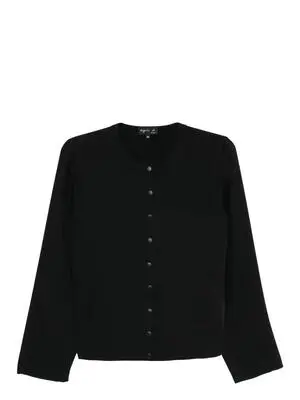 AGNÈS B. Press-stud Blouse - Black