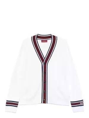 GUCCI Intarsia Wool Cardigan