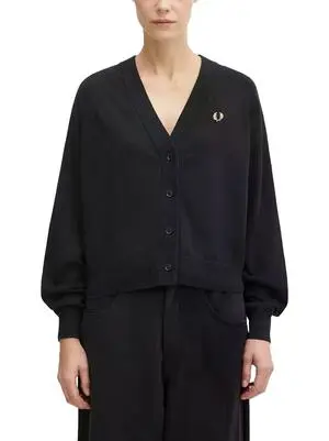 FRED PERRY Logo-Embroidered Cardigan